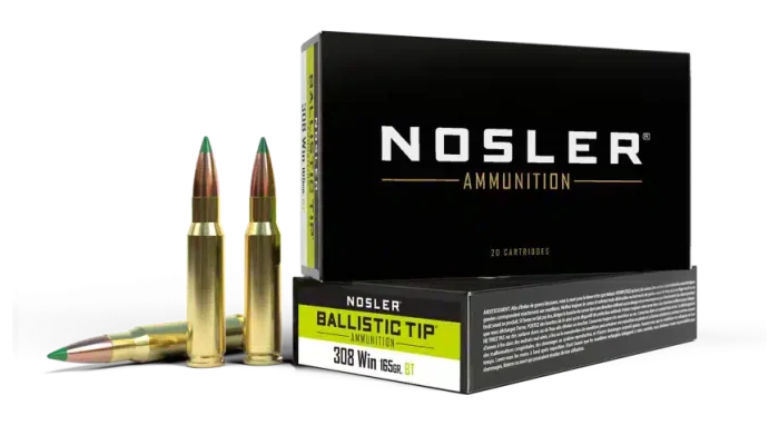 Nosler Ballistic Tip 308 Win 165gr BT - VICTORY RIDGE SPORTS