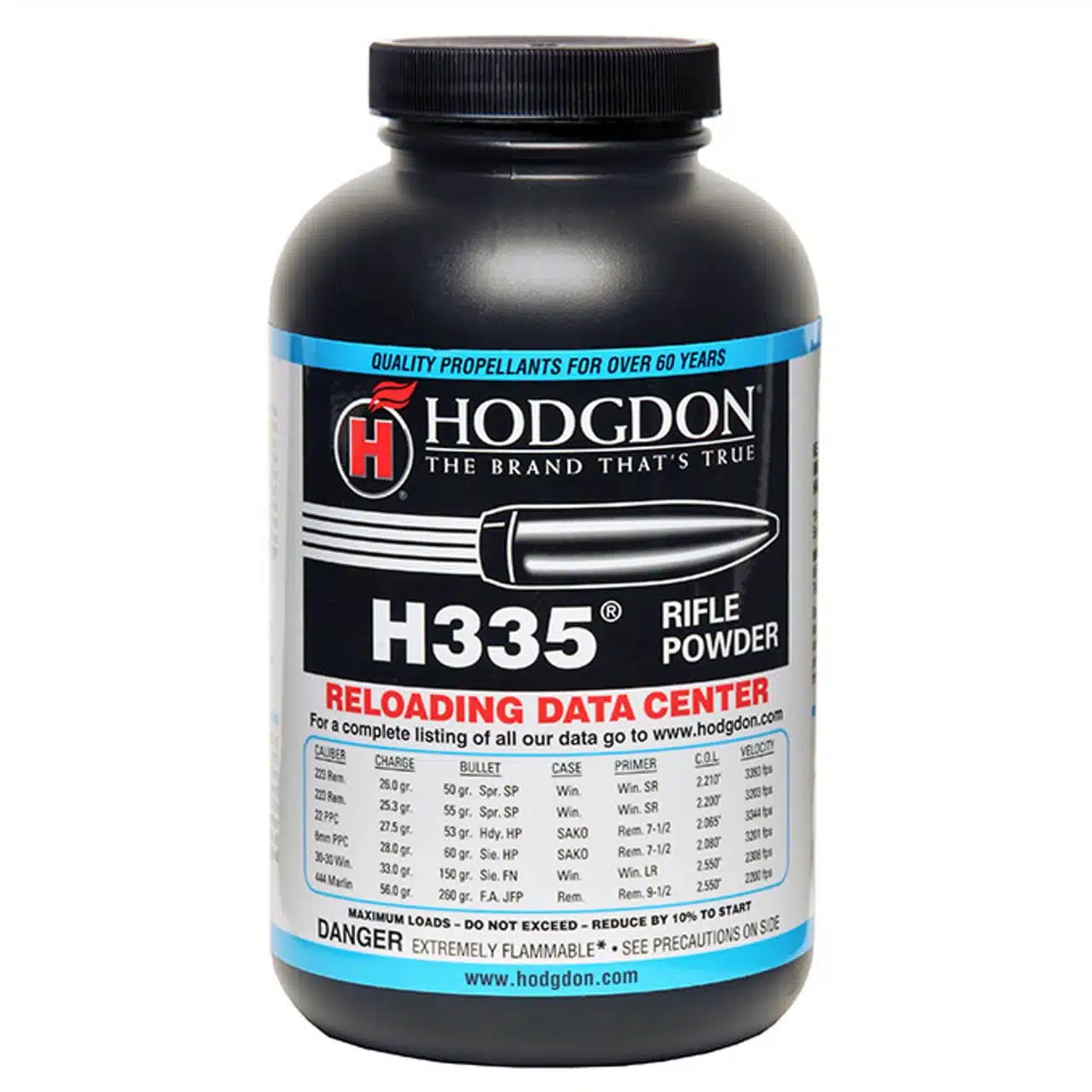 Hodgdon H335 Smokeless Rifle Powder 1LB Can - VICTORY RIDGE SPORTS